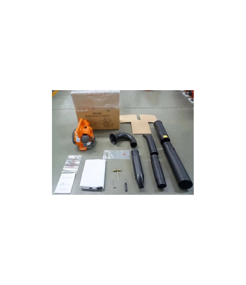 Soplador - Aspirador 3 en 1 Stanwerk EBV260A. Motor 26cc. Velocidad